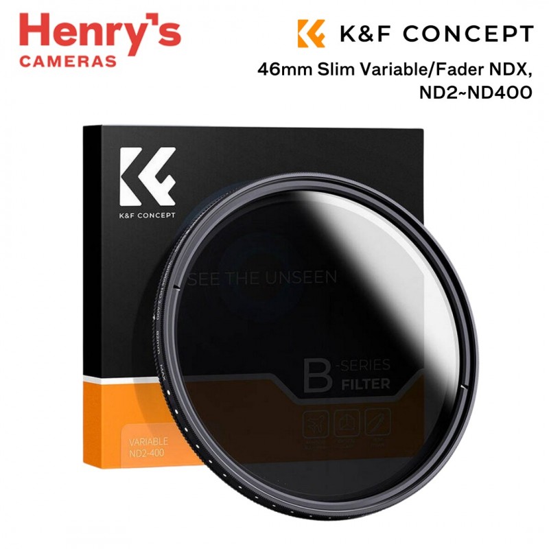 K&F 46mm Slim Variable/Fader NDX, ND2-ND400, KF01.1105